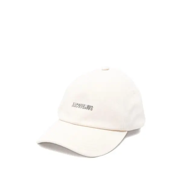 Jacquemus Cotton Canvas Baseball Cap - Cream
