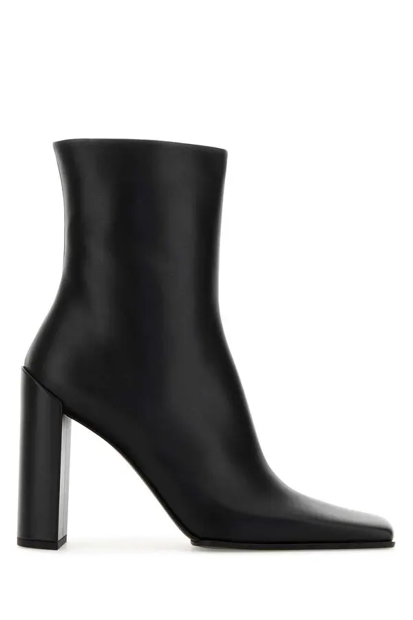 Alaïa Leather Ankle Boots