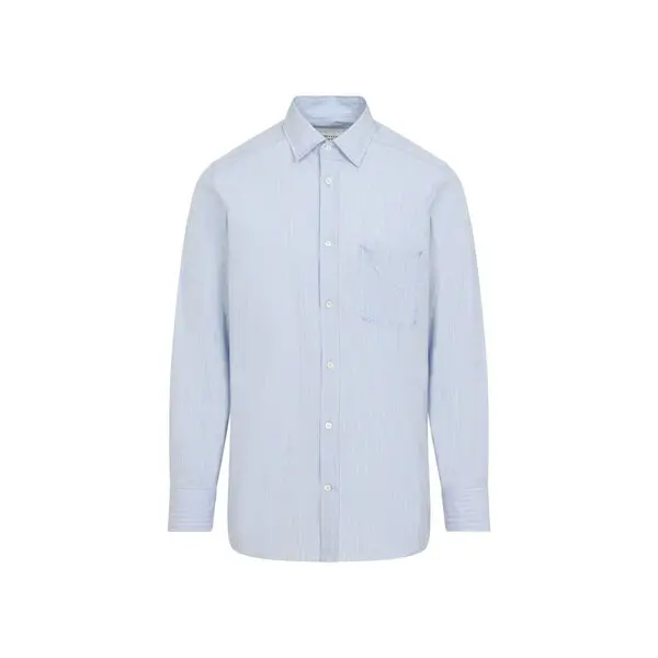 MAISON MARGIELA Cotton Shirt - Blue