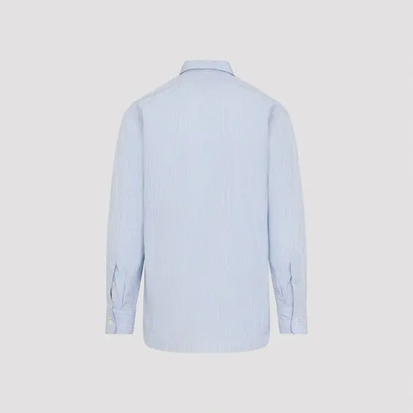 MAISON MARGIELA Cotton Shirt - Blue