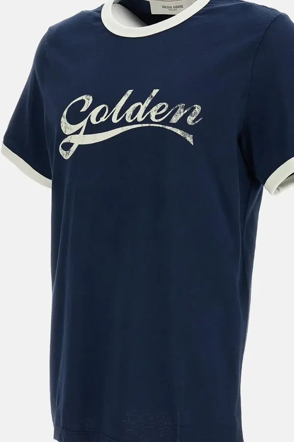 GOLDEN GOOSE Journey M's Garment Dyed Slim T-shirt