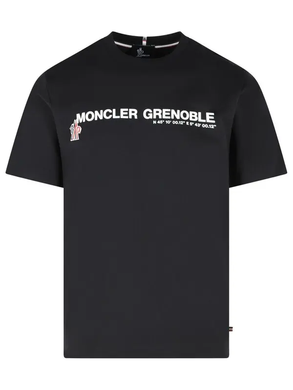 Moncler Stretch Cotton T-shirt - Black