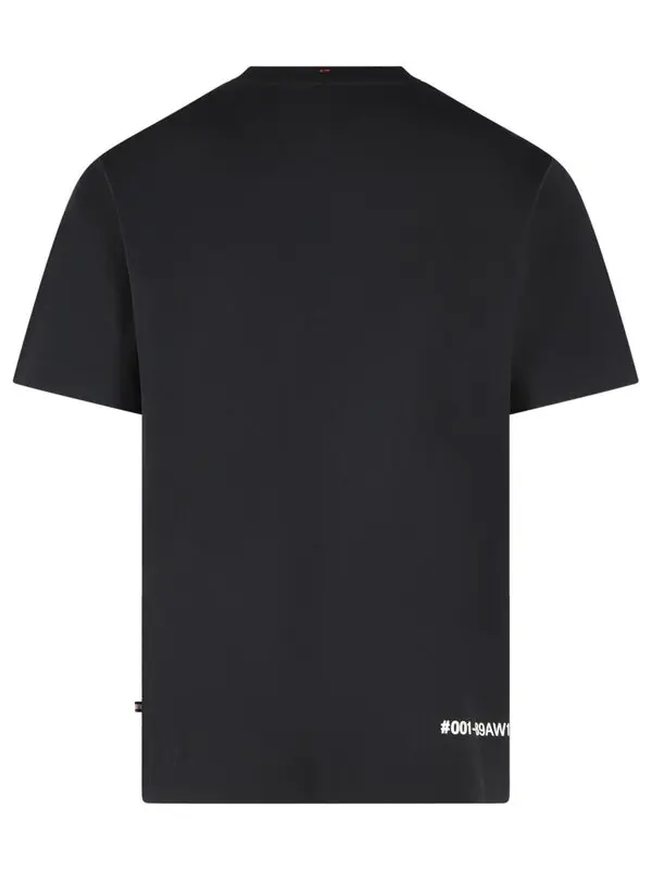 Moncler Stretch Cotton T-shirt - Black