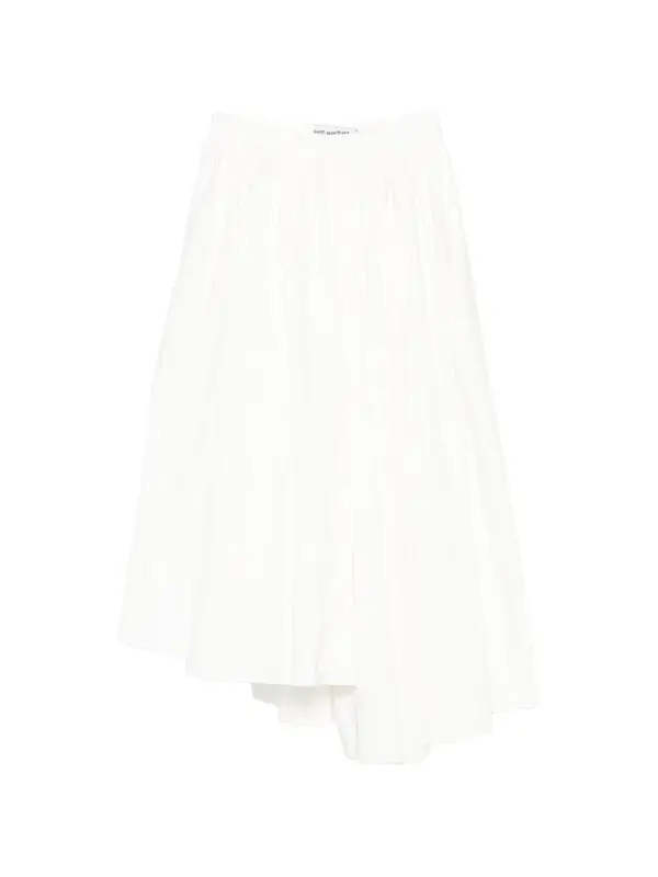 SELF-PORTRAIT Poplin Midi Skirt