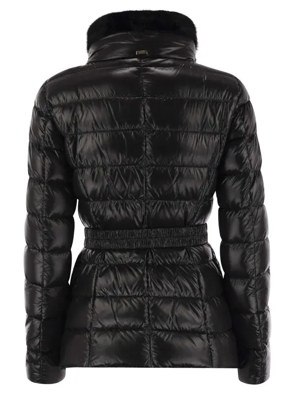 Herno Claudia Ultralight Nylon Down Jacket - Black