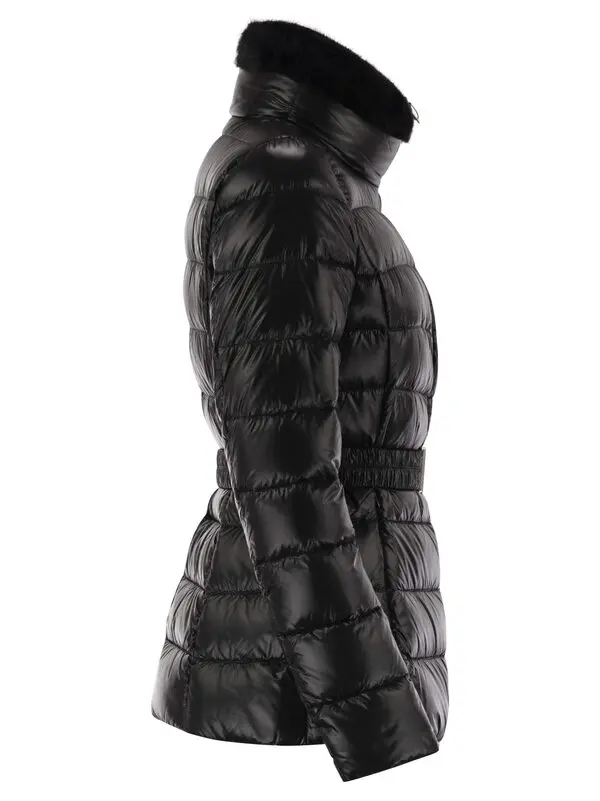 Herno Claudia Ultralight Nylon Down Jacket - Black