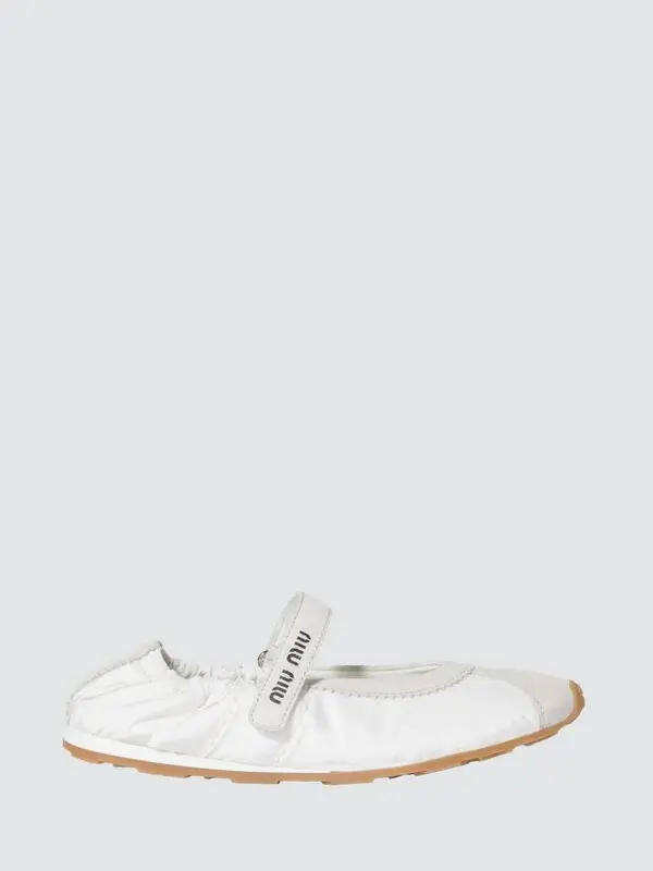 Miu Miu Ballet Flat - White