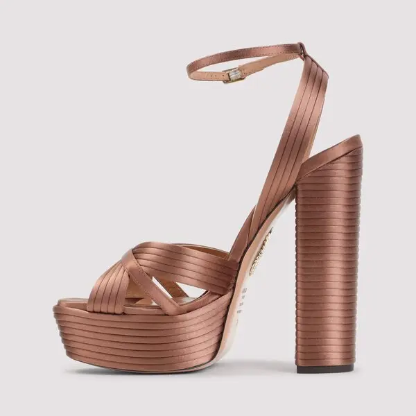 AQUAZZURA Sundace Sandals - Brown