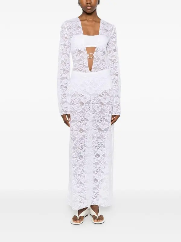 Oseree Long Lace Dress