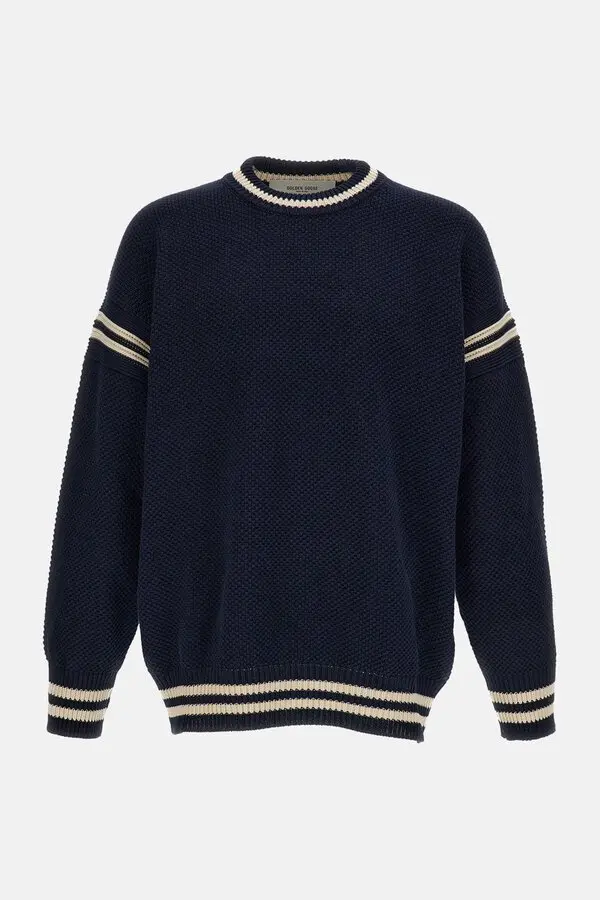 GOLDEN GOOSE Journey M's Knit Crewneck Reynard