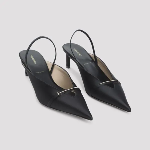 TOM FORD Satin Pumps - Black
