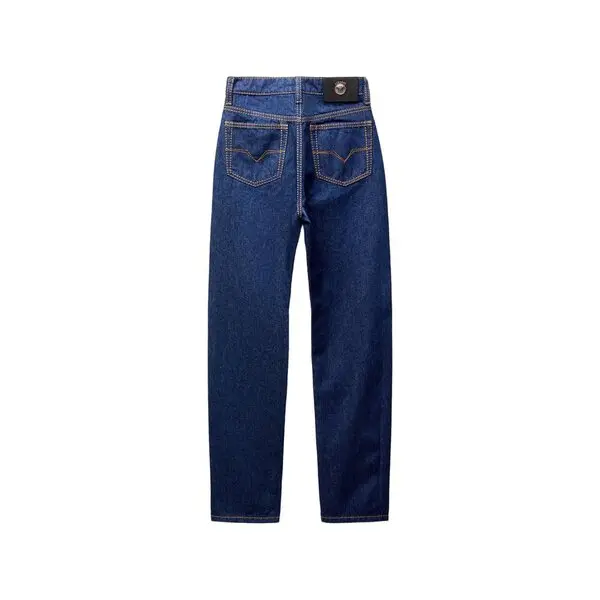 Versace Denim Straight-leg Jeans - Blue