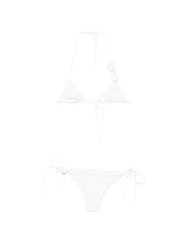 Oseree Rose Bikini - White