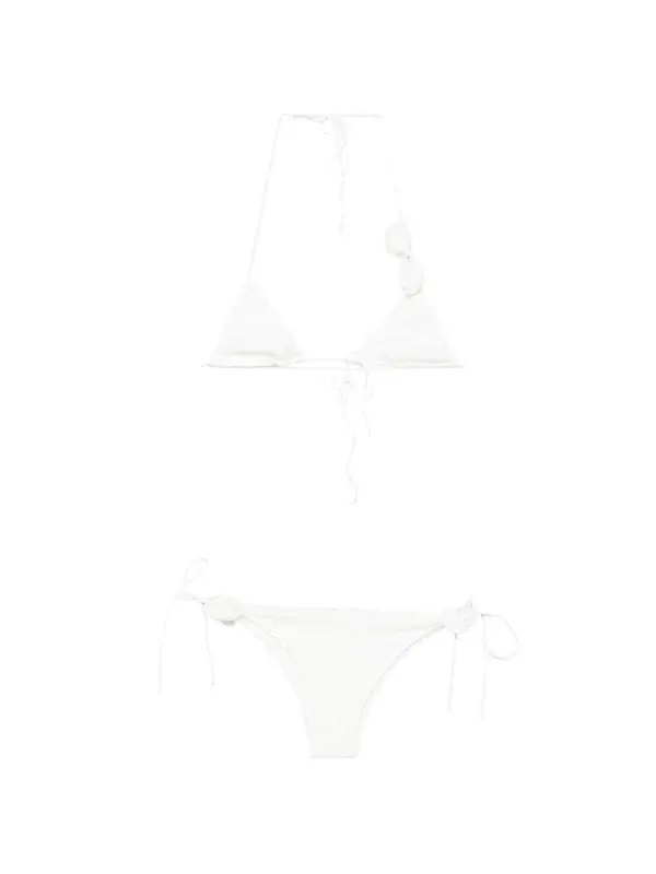 Oseree Rose Bikini - White
