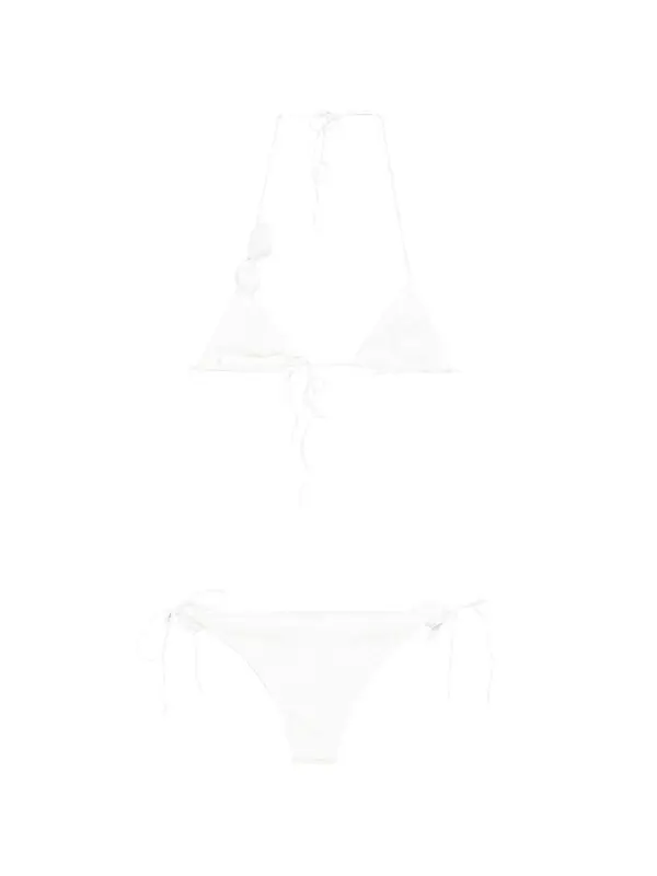 Oseree Rose Bikini - White