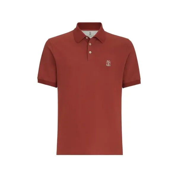 Brunello Cucinelli Polo Shirts - Orange