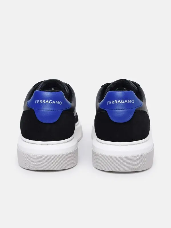 FERRAGAMO Cassina' Leather Blend Sneakers