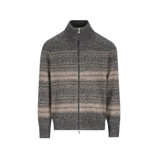 Brunello Cucinelli Grey Sweaters & Knitwear Cardigans - Gray