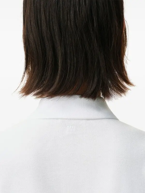 AMI Paris De Coeur Cotton Polo Shirt