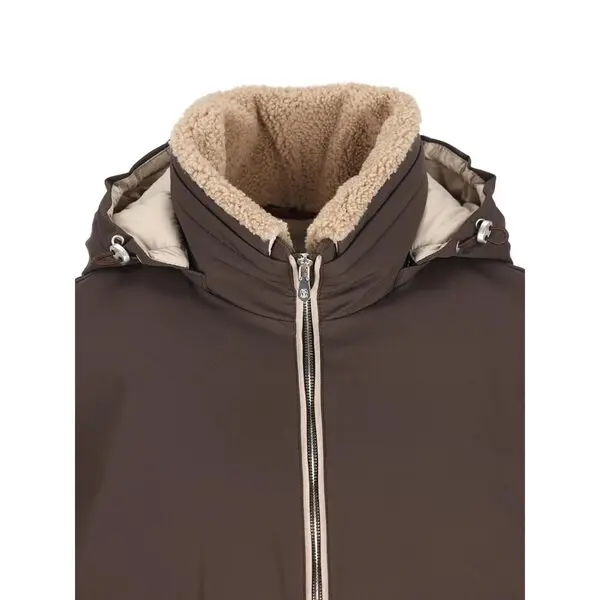 Brunello Cucinelli Padded & Down Jacket - Brown