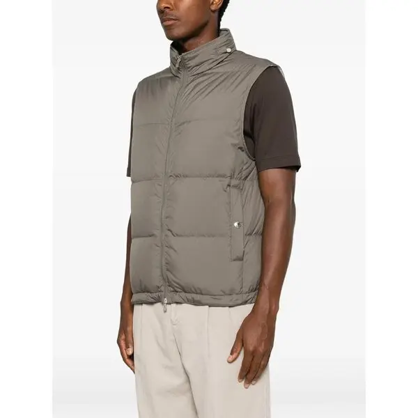 Brunello Cucinelli Techno Fabric Down Vest - Green