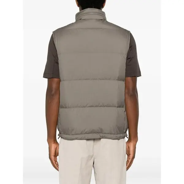Brunello Cucinelli Techno Fabric Down Vest - Green