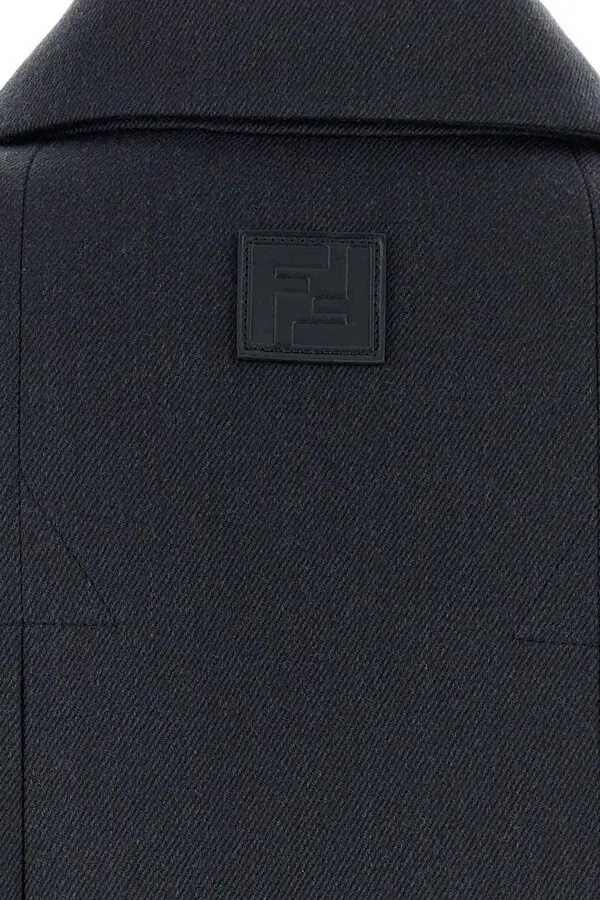 Fendi Coat Interno Ff - Multicolor