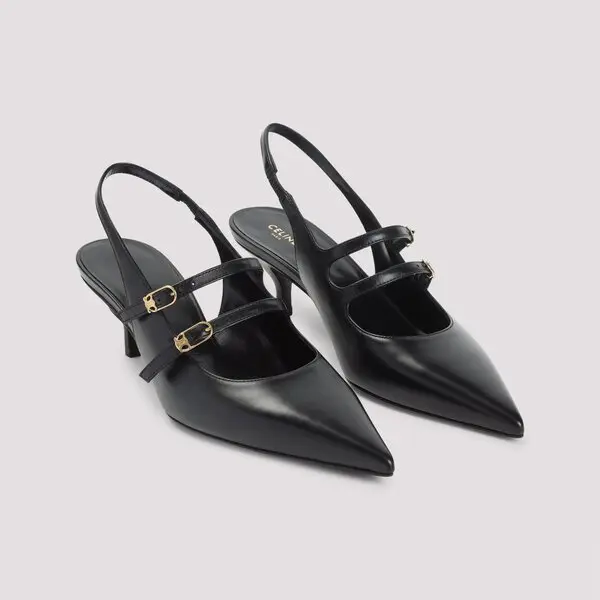 Celine Double Straps Mules