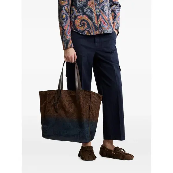 Etro Tote Bags - Brown