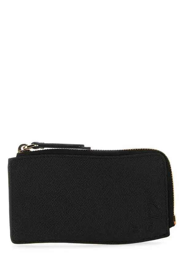 Boyy Leather Epsom Cardholder - Black