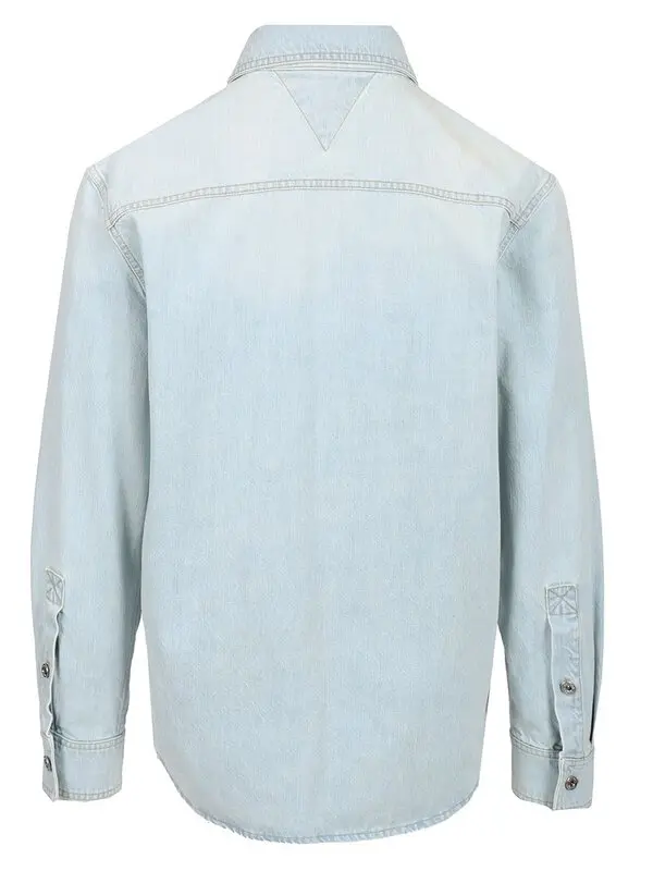 Bottega Veneta Extra Bleach Wash Denim Shirt