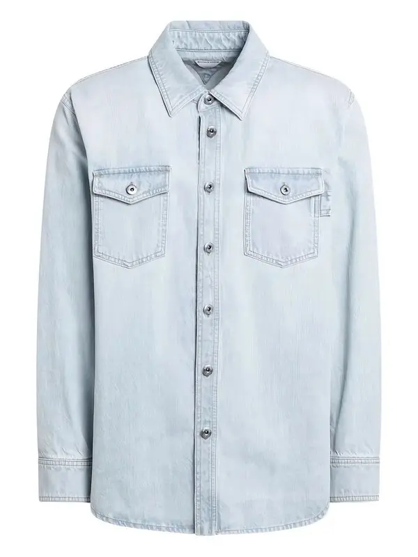 Bottega Veneta Extra Bleach Wash Denim Shirt