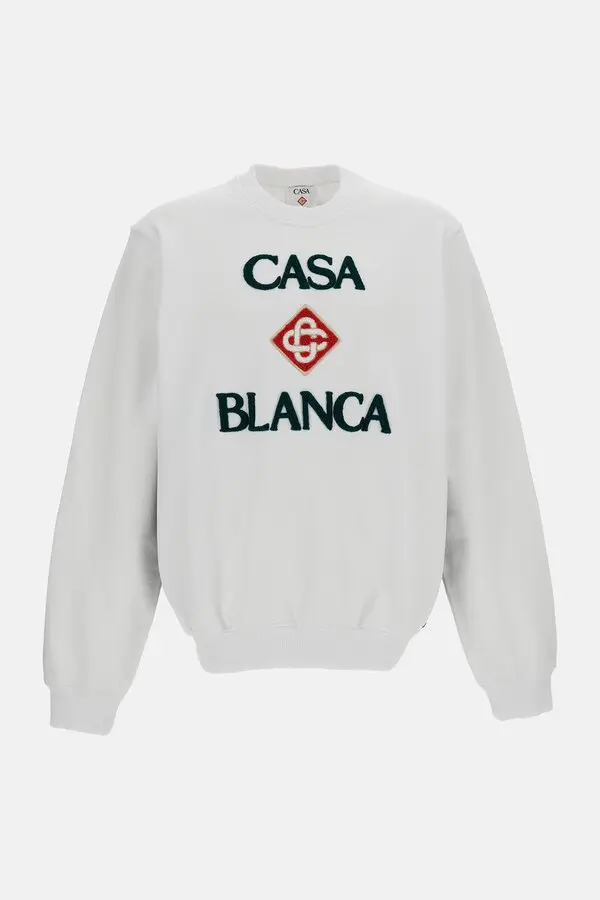 Casablanca Boucle Embroidered Classic Sweatshirt