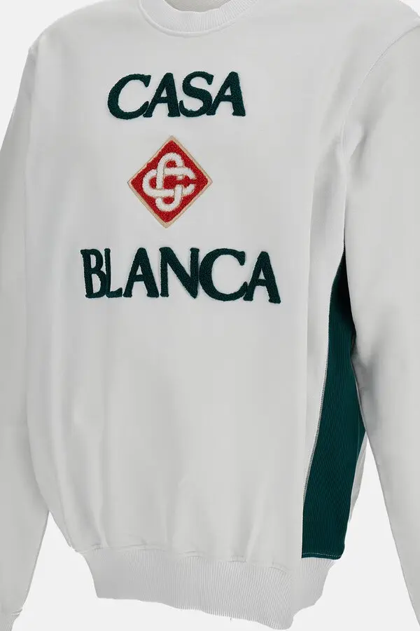 Casablanca Boucle Embroidered Classic Sweatshirt