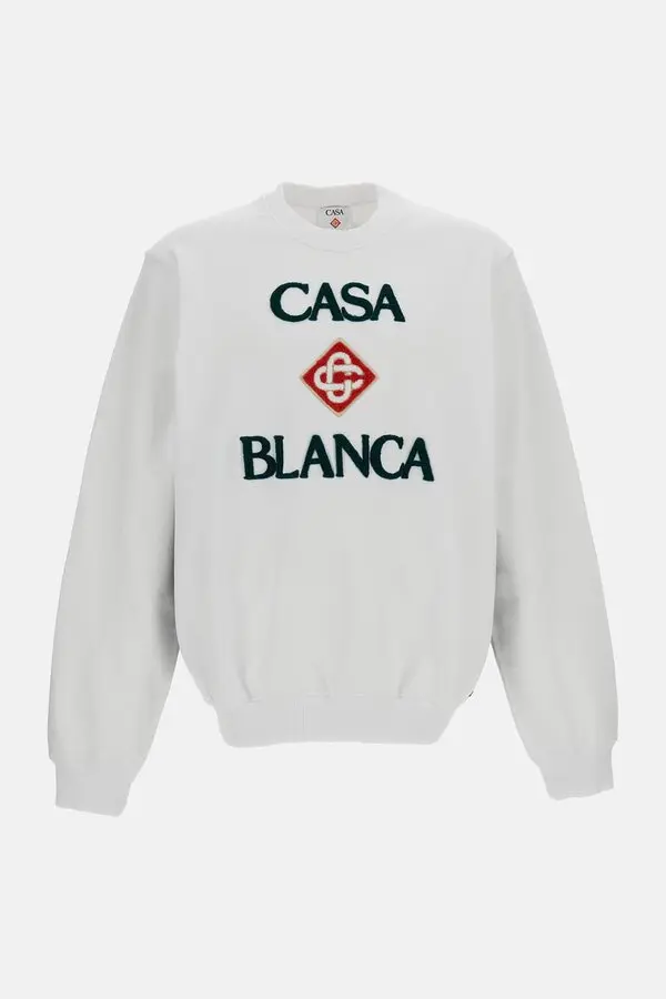 Casablanca Boucle Embroidered Classic Sweatshirt - Multicolor