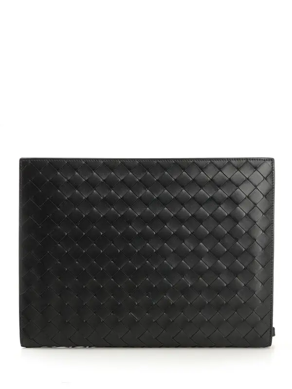 Bottega Veneta Woven Document Holder With Strap