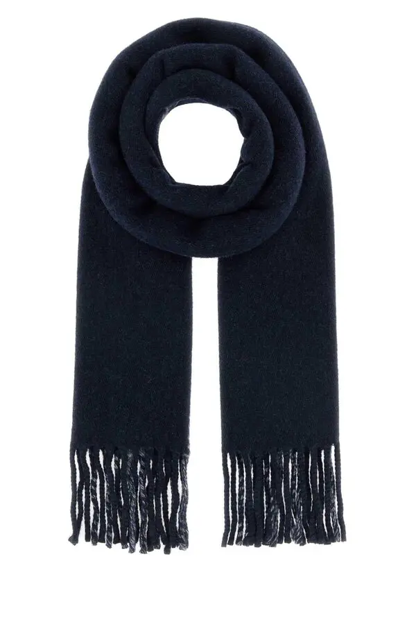 Prada Wool Blend Scarf - Blue