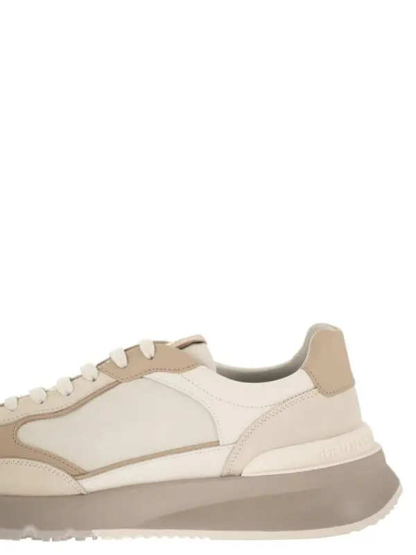 Brunello Cucinelli Multicolour Leather And Suede Runner Sneakers
