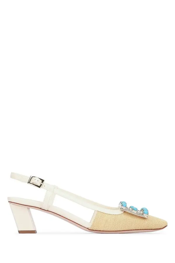 ROGER VIVIER Bv Pietre Dure Sling Back Dec 45