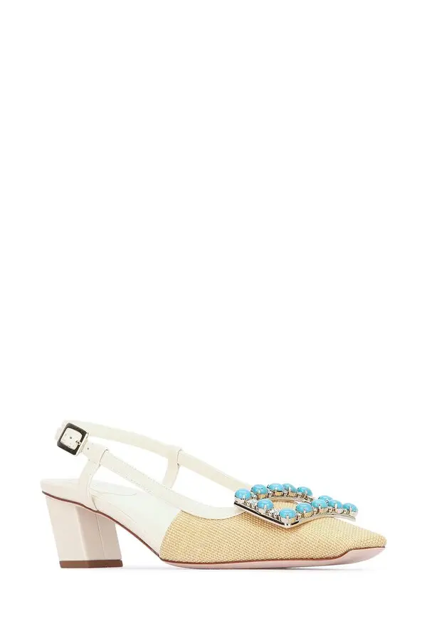 ROGER VIVIER Bv Pietre Dure Sling Back Dec 45