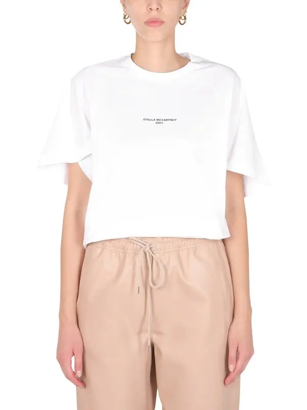 Stella McCartney T-shirt With Logo - White