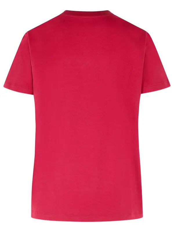 Moncler Cherry Pink Cotton T-shirt