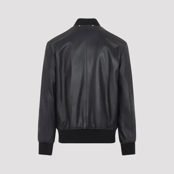 Paul Smith Leather Bomber Jacket