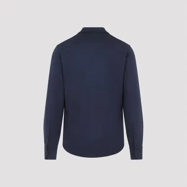 TOM FORD Bland Military Shirt - Blue