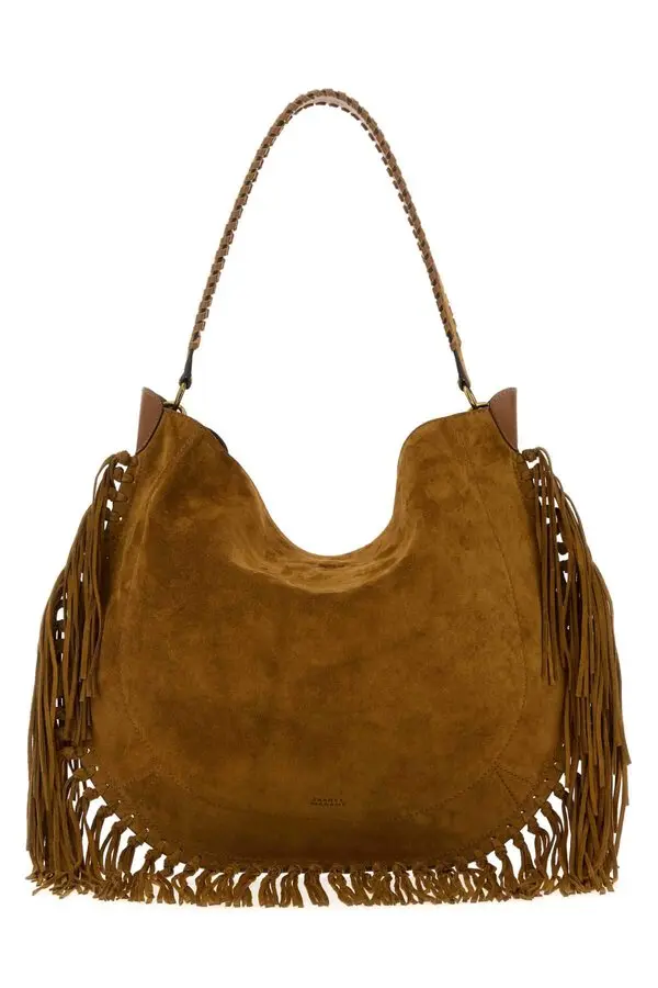 Isabel Marant Étoile Biscuit Suede Oskan Shoulder Bag - Brown