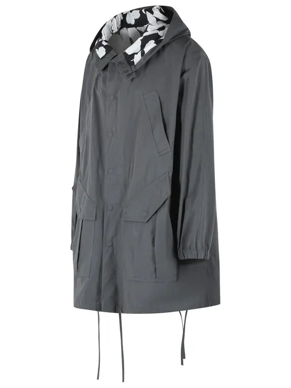 Dries Van Noten Cotton Parka - Gray