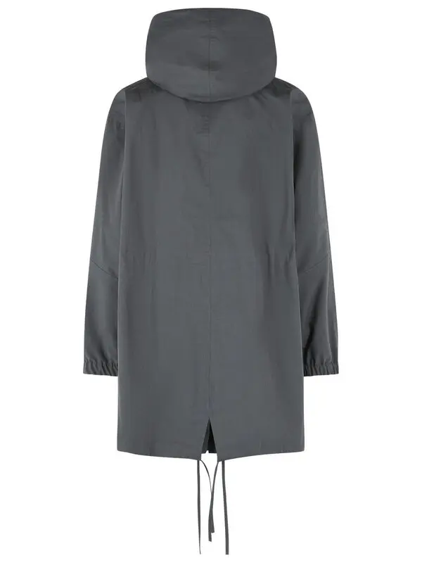 Dries Van Noten Cotton Parka - Gray