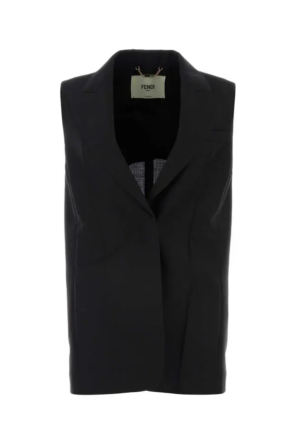 Fendi Mohair Blend Vest