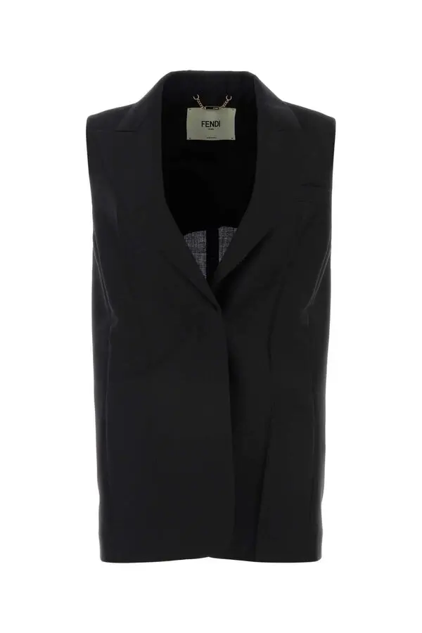 Fendi Mohair Blend Vest
