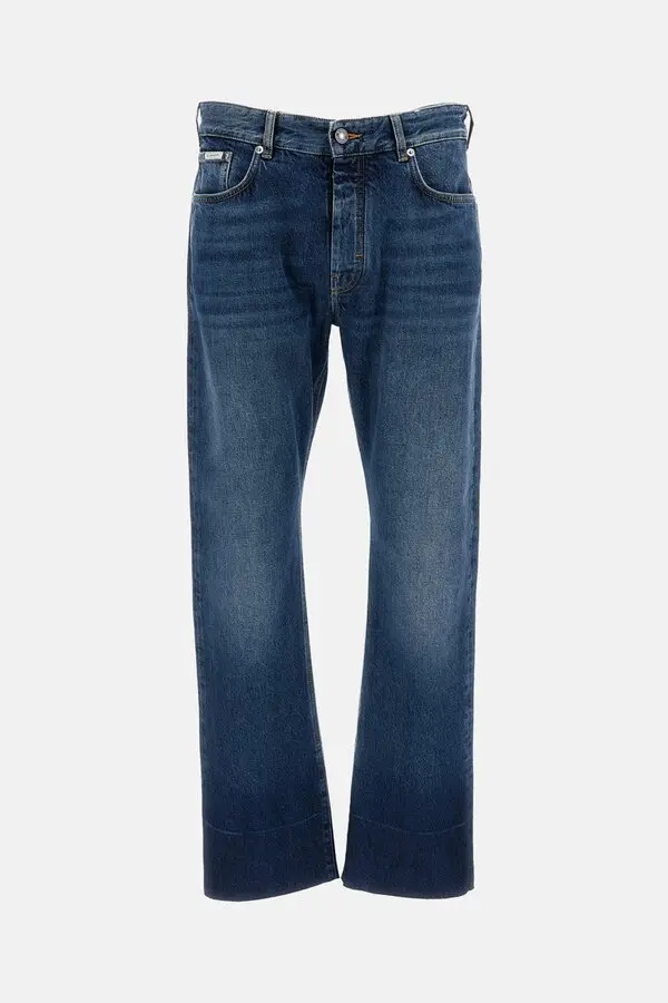Givenchy Fringed Vintage Denim Trousers - Multicolor